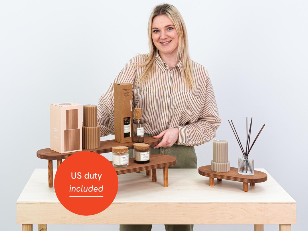 Set of 3 Risers VAR-10-CF | Display Stands for Candles, Jewelry ...