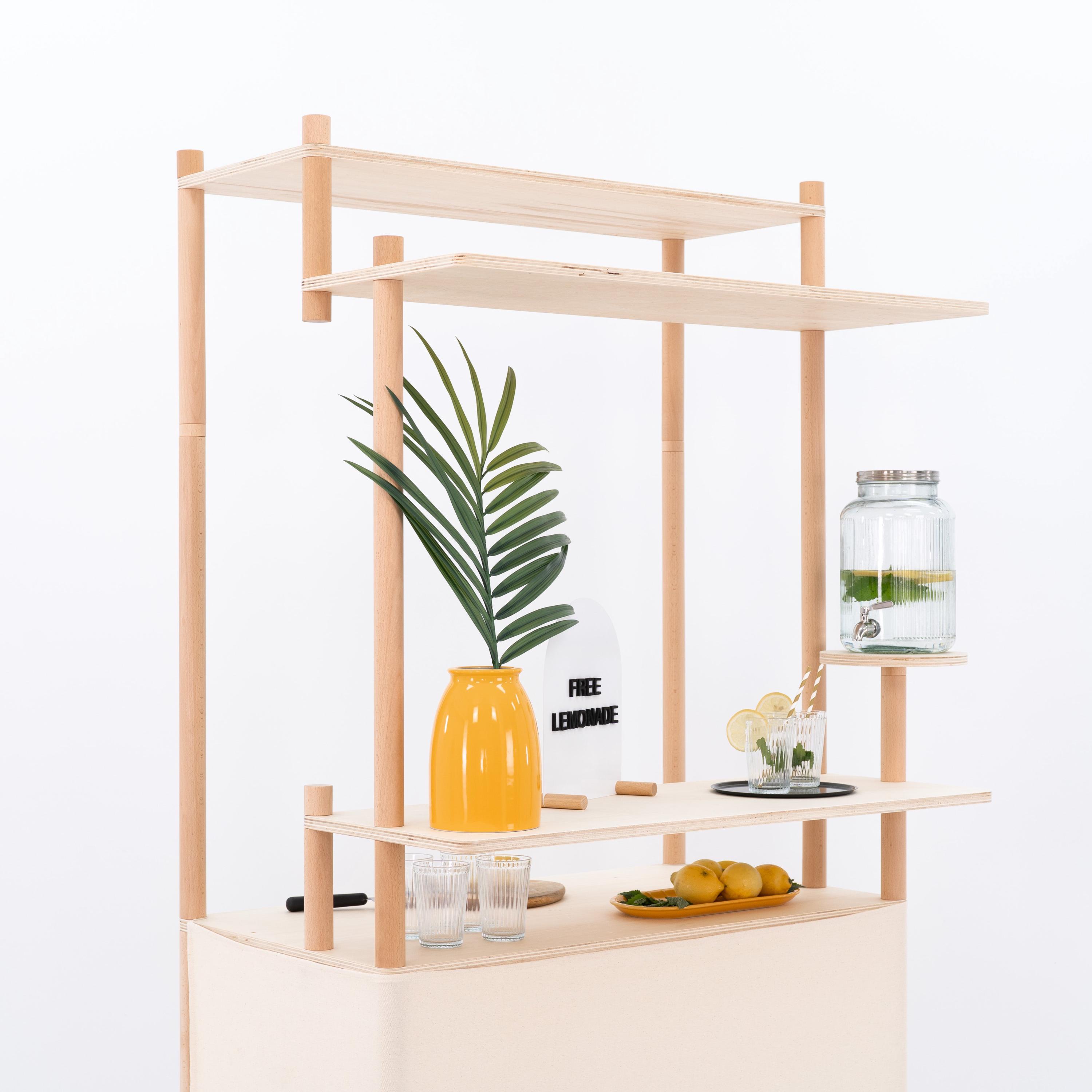 Collapsible Display Cart BC-04-W-NT for Pop up Shops, Trade Shows ...