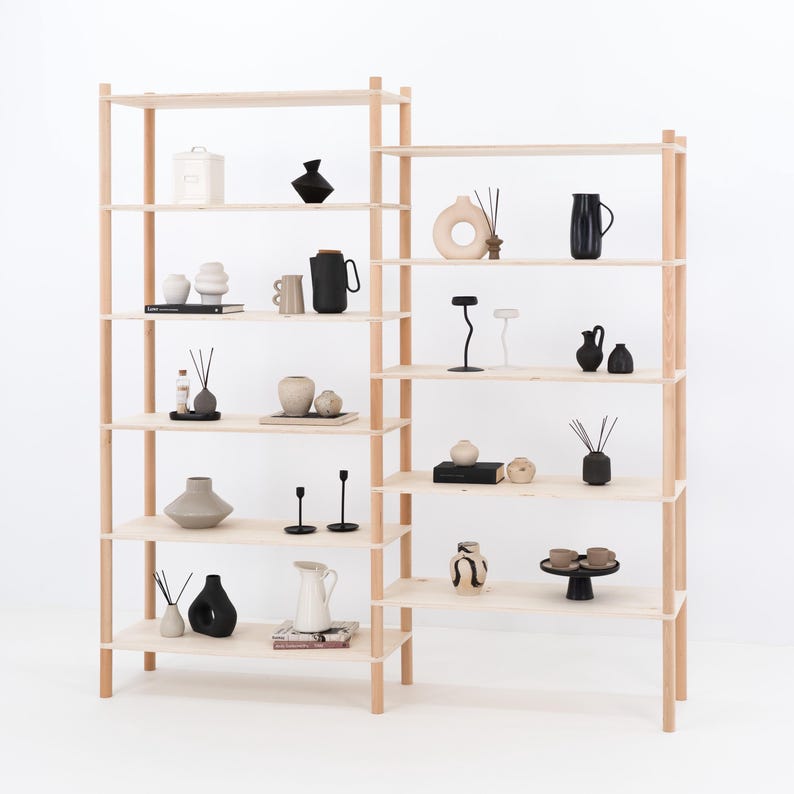 Double Shelving Unit BS-02-A-NT for Trade Shows, Events and Retail ...