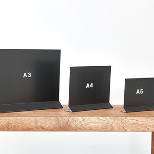 Set of Metal Magnetic Table Top Sign Boards, T Shape, Menu, Offer ...