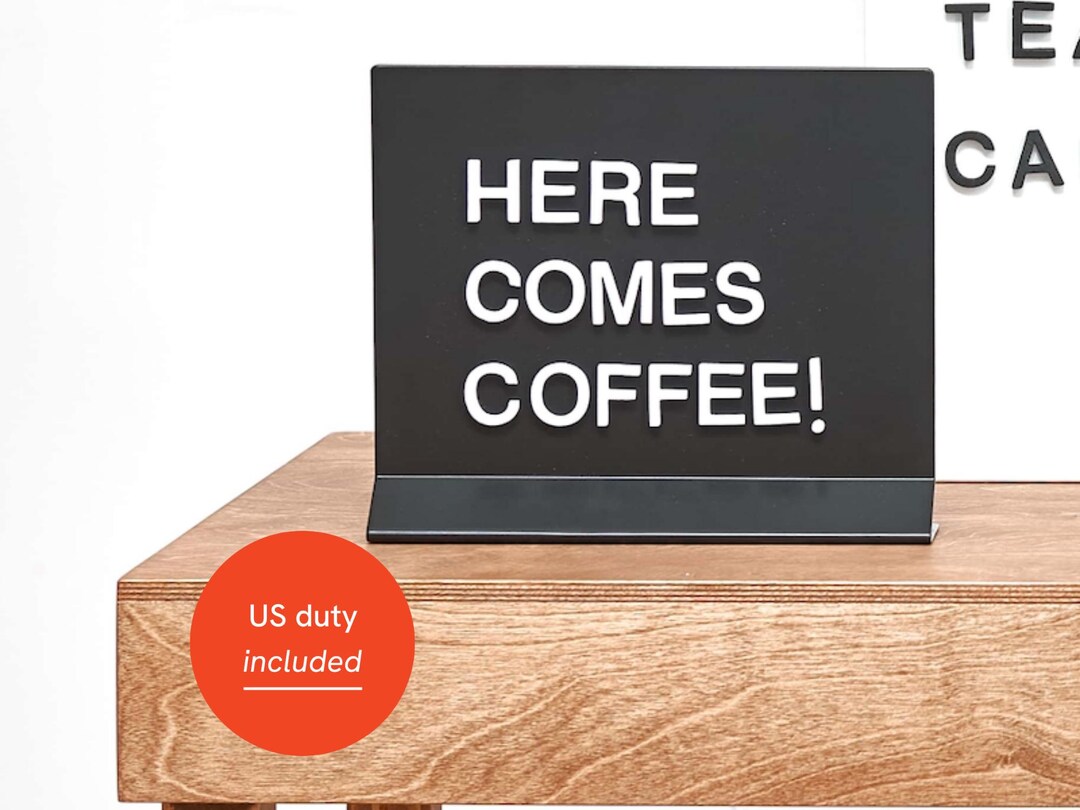 Set of Metal Magnetic Table Top Sign Boards, T Shape, Menu, Offer ...