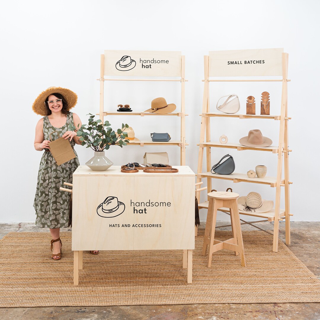 Dublin Bundle | Vendor Booth | Counter & Shelfs | Market Stall ...