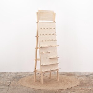 Portable A-frame Shelving With Pegboard VP-01-NT - Etsy