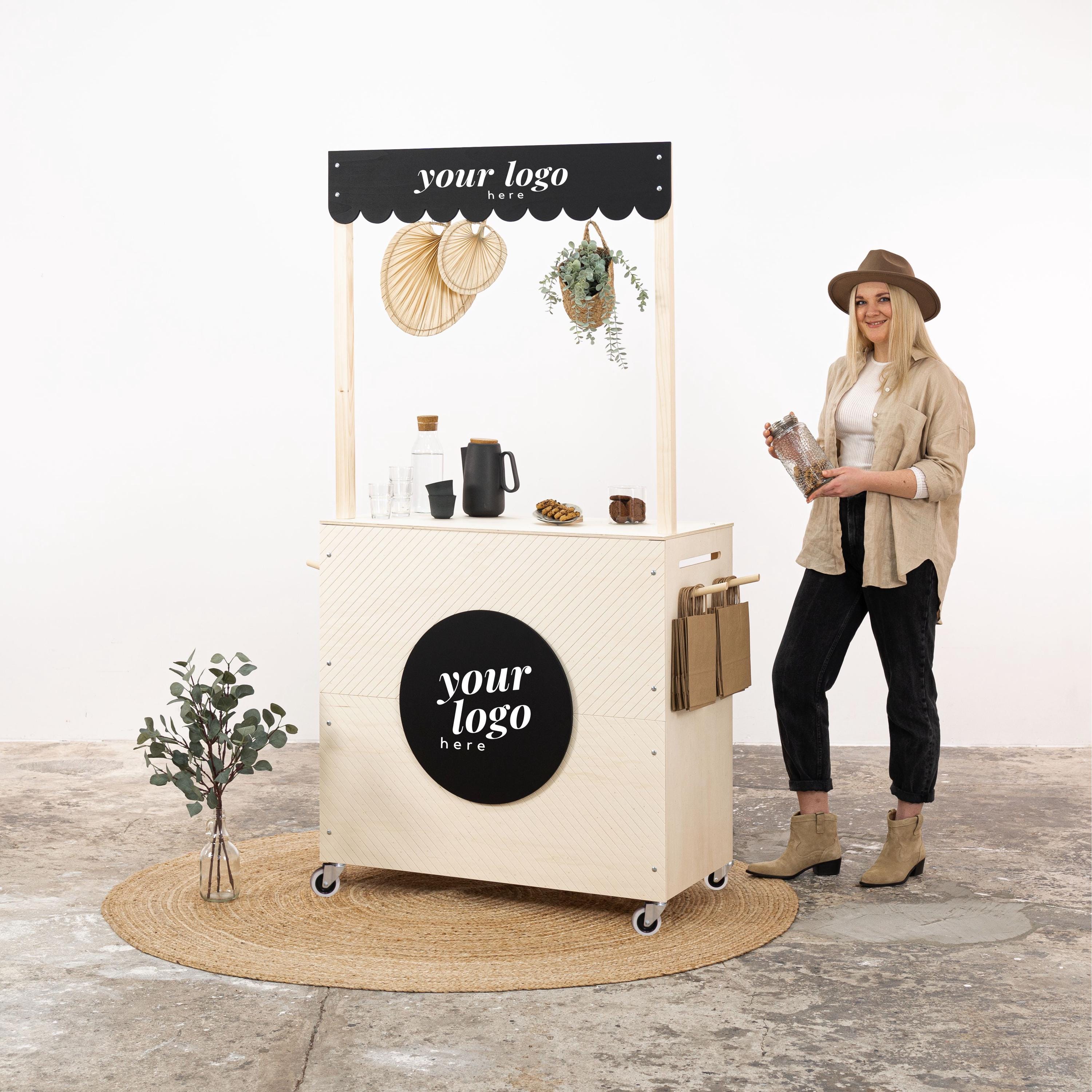 Mobile Bar, Kiosk VC-16-W-E | Tasting Station | Collapsible Portable ...
