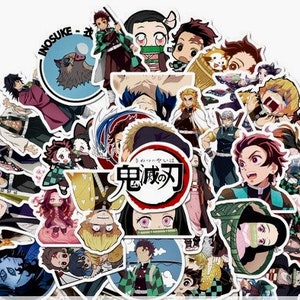 Demon Anime Sticker Pack, Waterproof Mystery Sticker Pack, Random Die ...