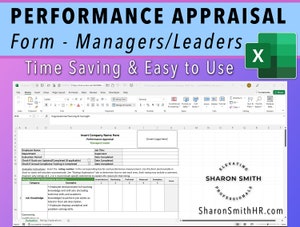 Performance Review Template Employee Review Review Tracker Excel ...