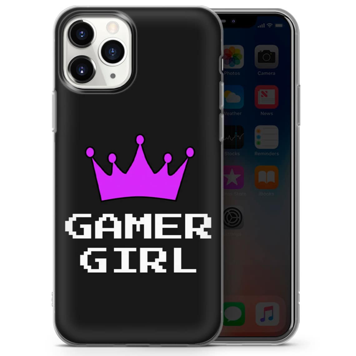 Gamer Girl Queen Game Play phone case for iPhone Samsung | Etsy