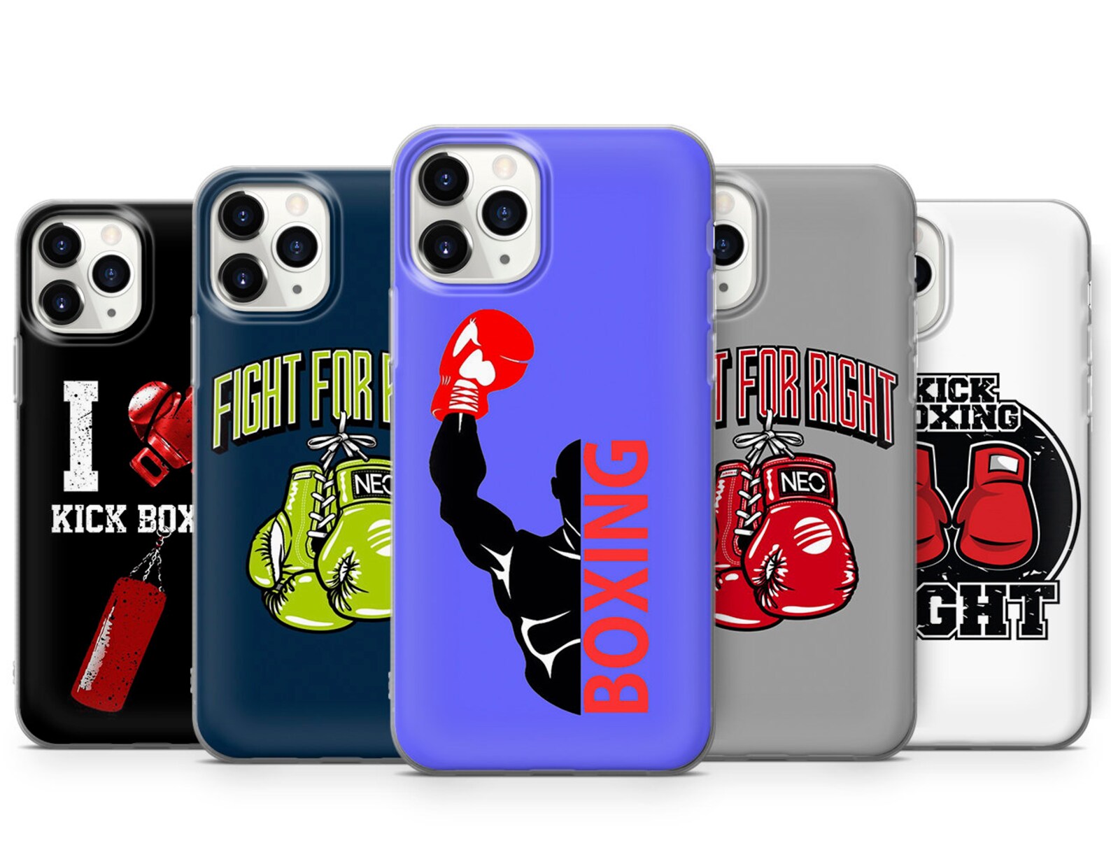 Box Boxing Kick Boxing Fight Sport Phone Case for Iphone, Samsung ...