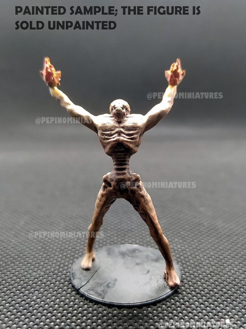 Archvile unpainted miniature 32 mm from Doom wargames rpg | Etsy