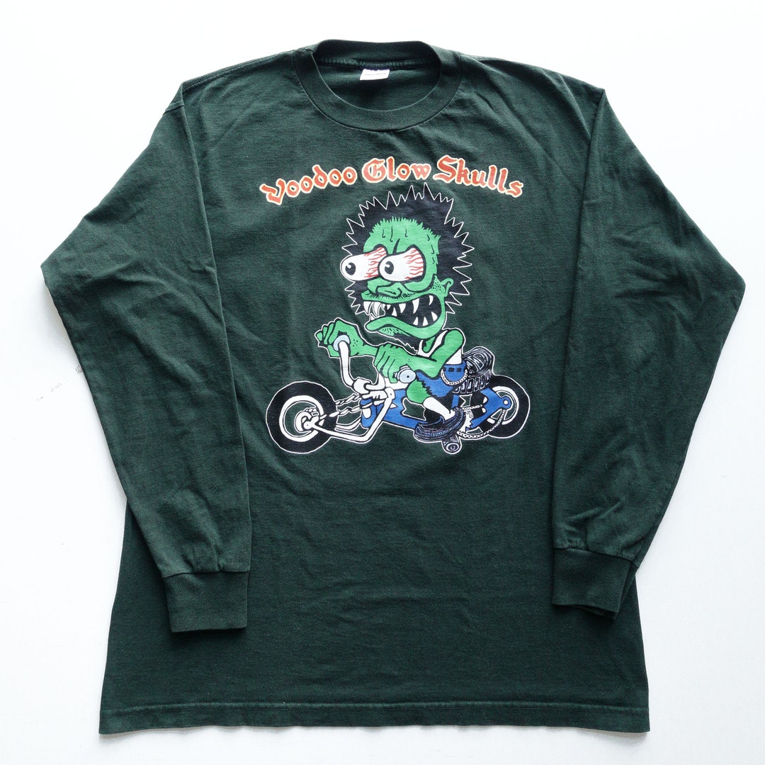 Insane Voodoo Glow Skulls 1995 Green Firma Promo - Etsy España