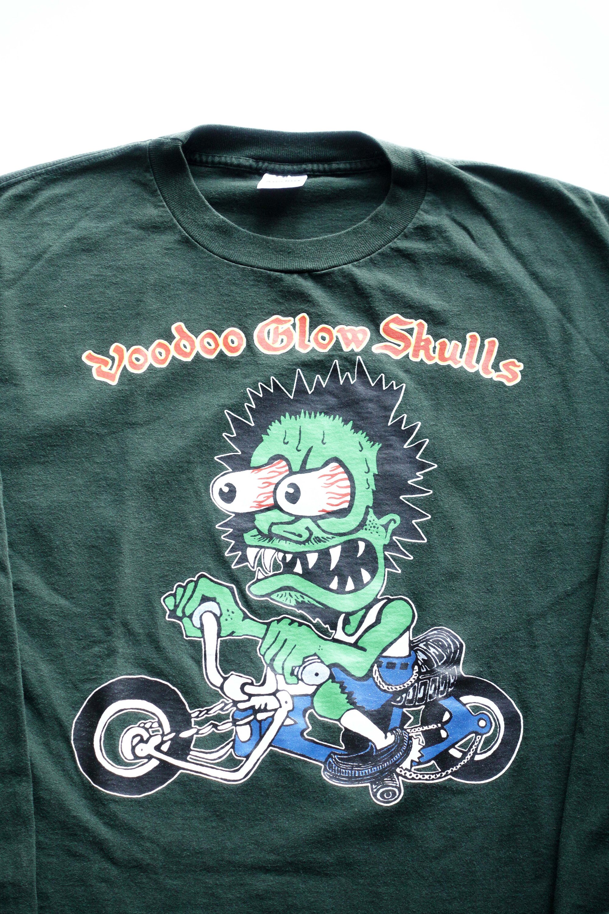 Insane Voodoo Glow Skulls 1995 Green Firma Promo - Etsy España