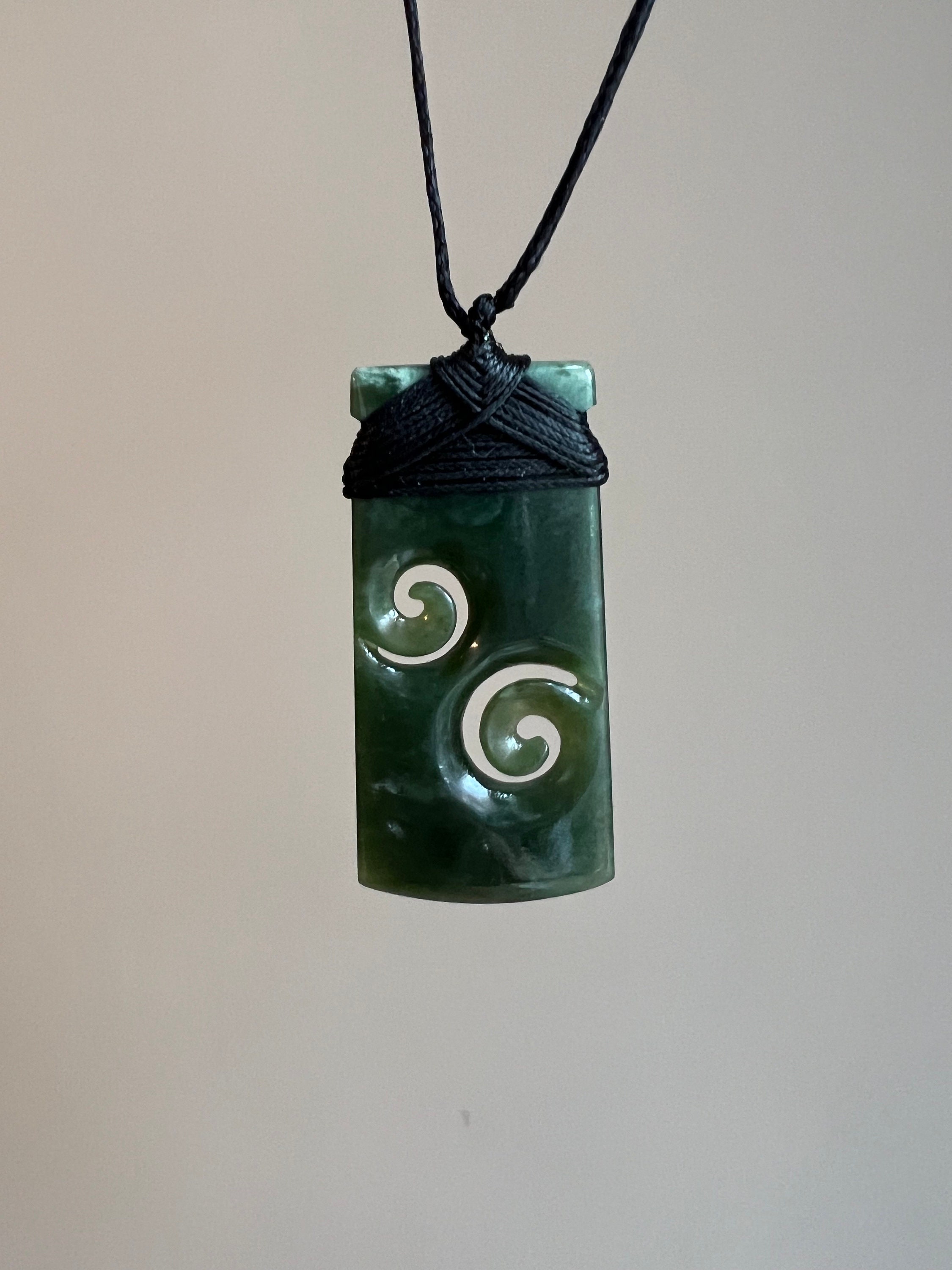 New Zealand Pounamu Maori Jade Toki Koru Pendant Adze - Etsy UK