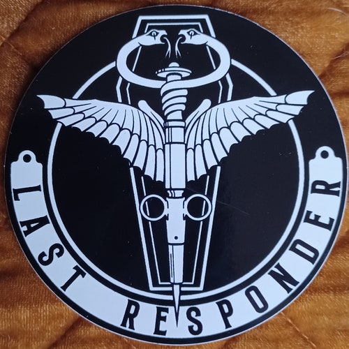 Last Responder Sticker Funeral Mortician - Etsy