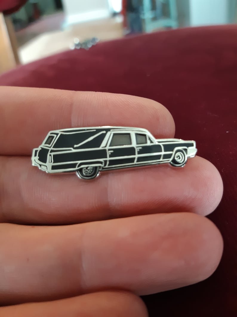 Hearse And/or Funeral Pin Set - Etsy