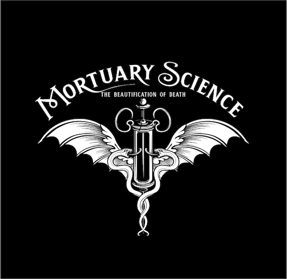Mortuary Science Black T-shirt Funeral Embalming Afterlife - Etsy