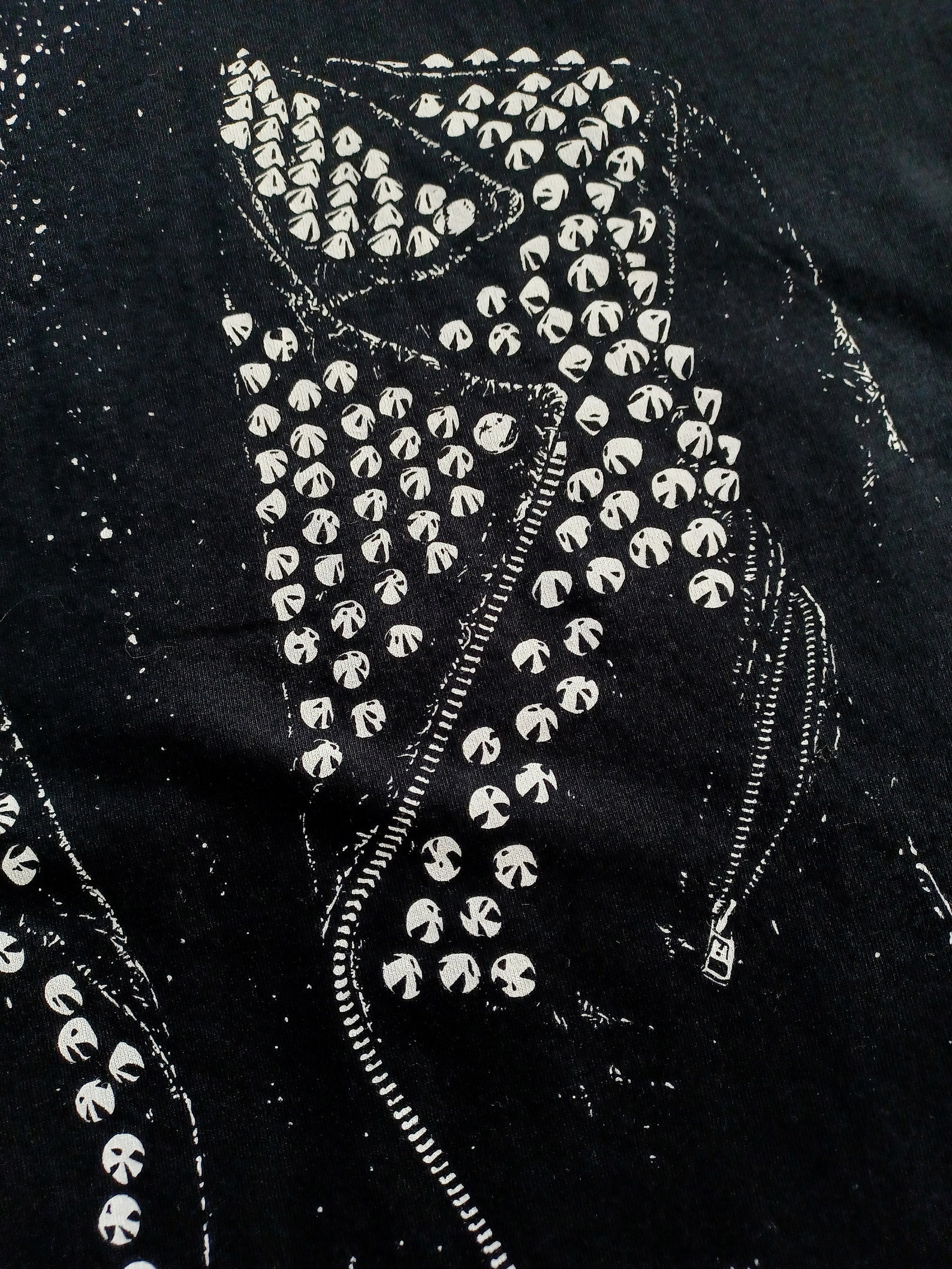 Ghost Skull Punk Black T-shirt Punk Rock Crust Punk Metal - Etsy