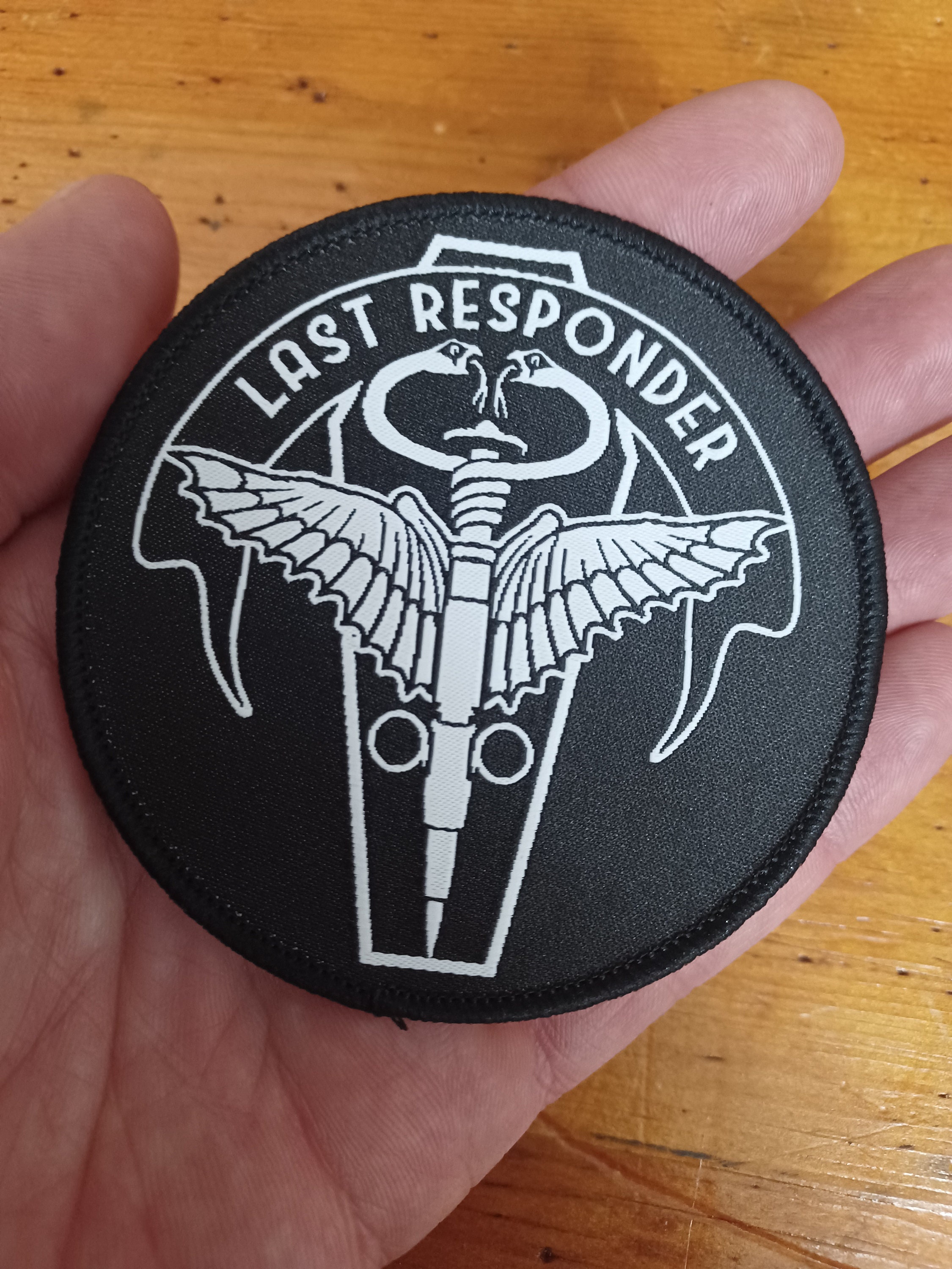 Last Responder Woven Patch - Etsy