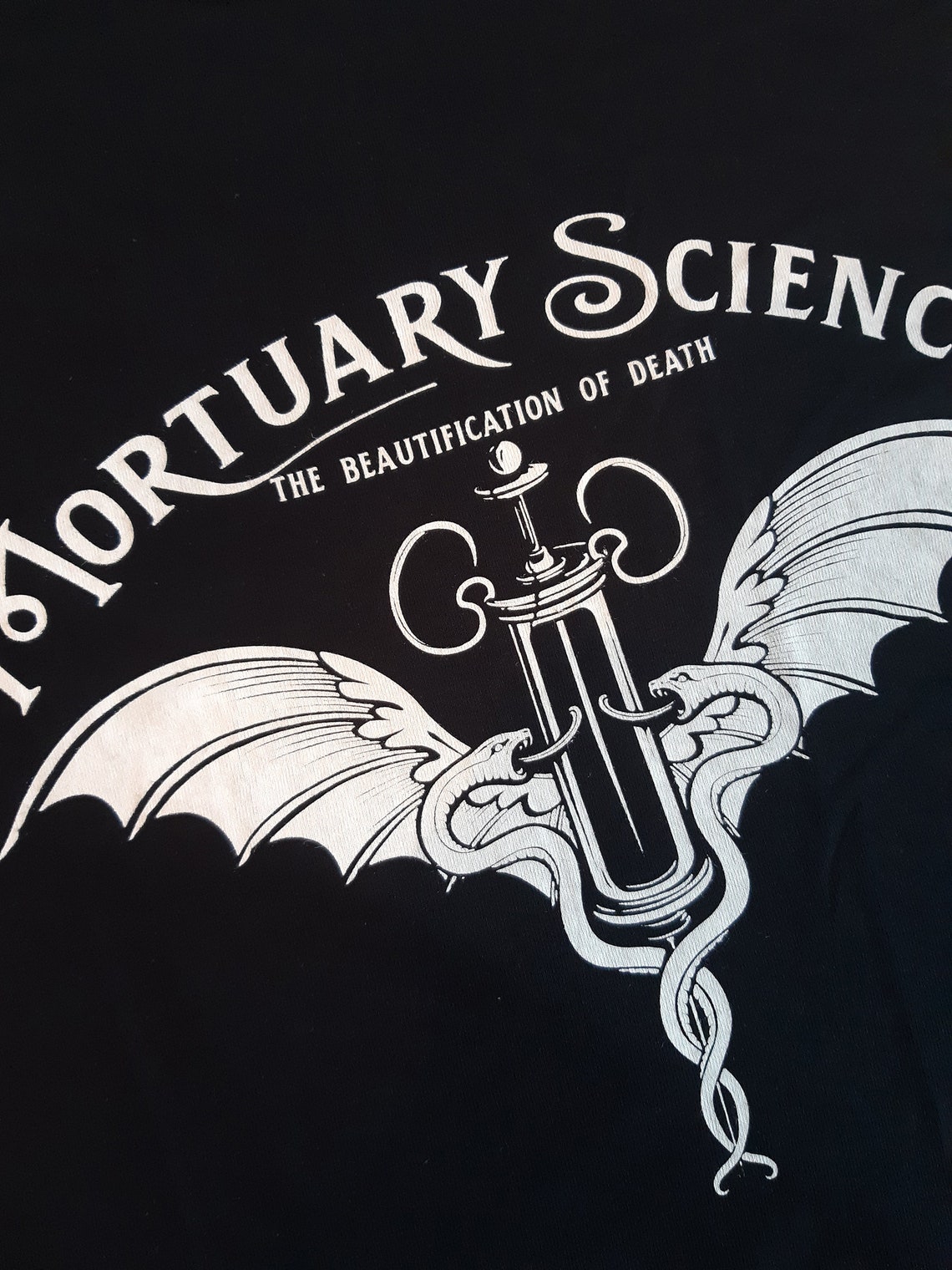 Mortuary Science Black T-Shirt Funeral Embalming Afterlife | Etsy