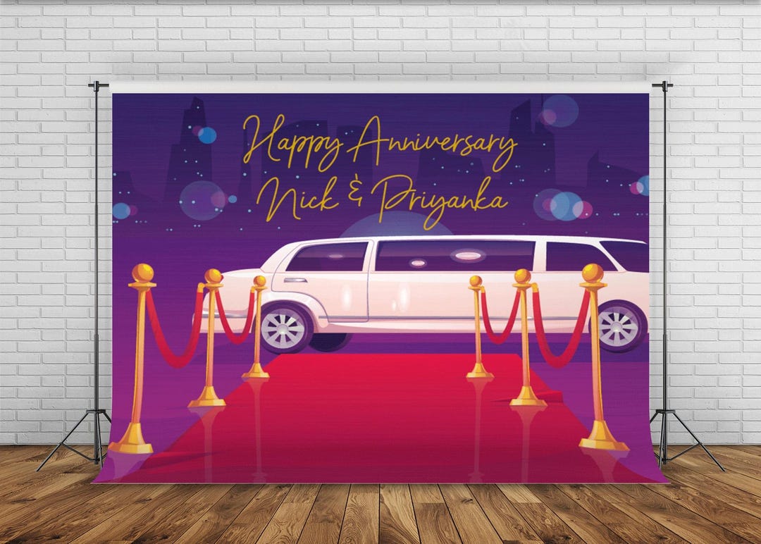 VIP Red Carpet Limo Digital Backdrop| Home Coming| Prom| Engagement ...