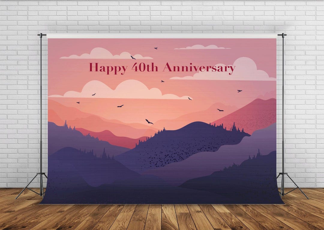 Shades of Sky Mountain View Digital Backdrop| Birds in Sky| Engagement ...