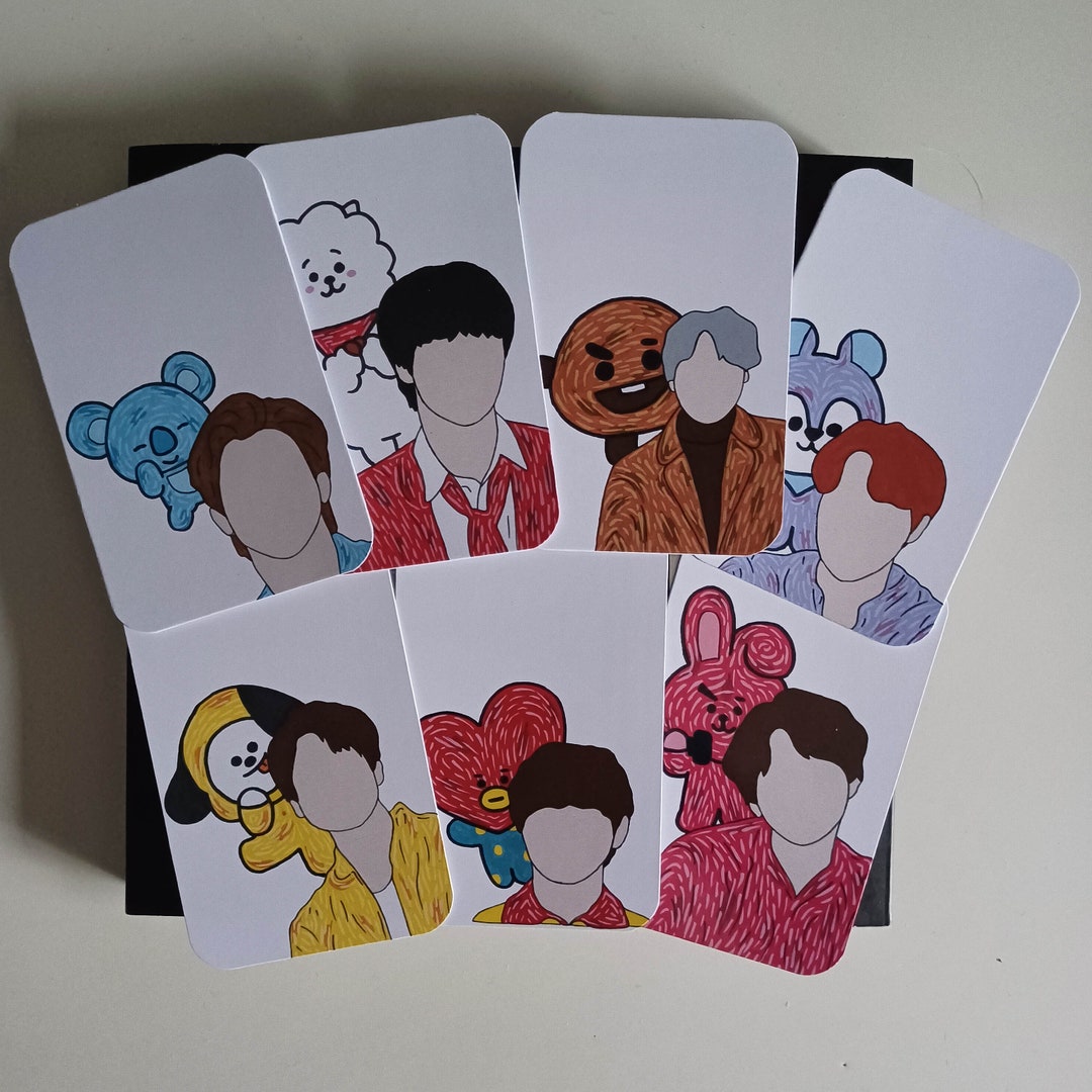 BTS X BT21 Collection Photocards - Etsy