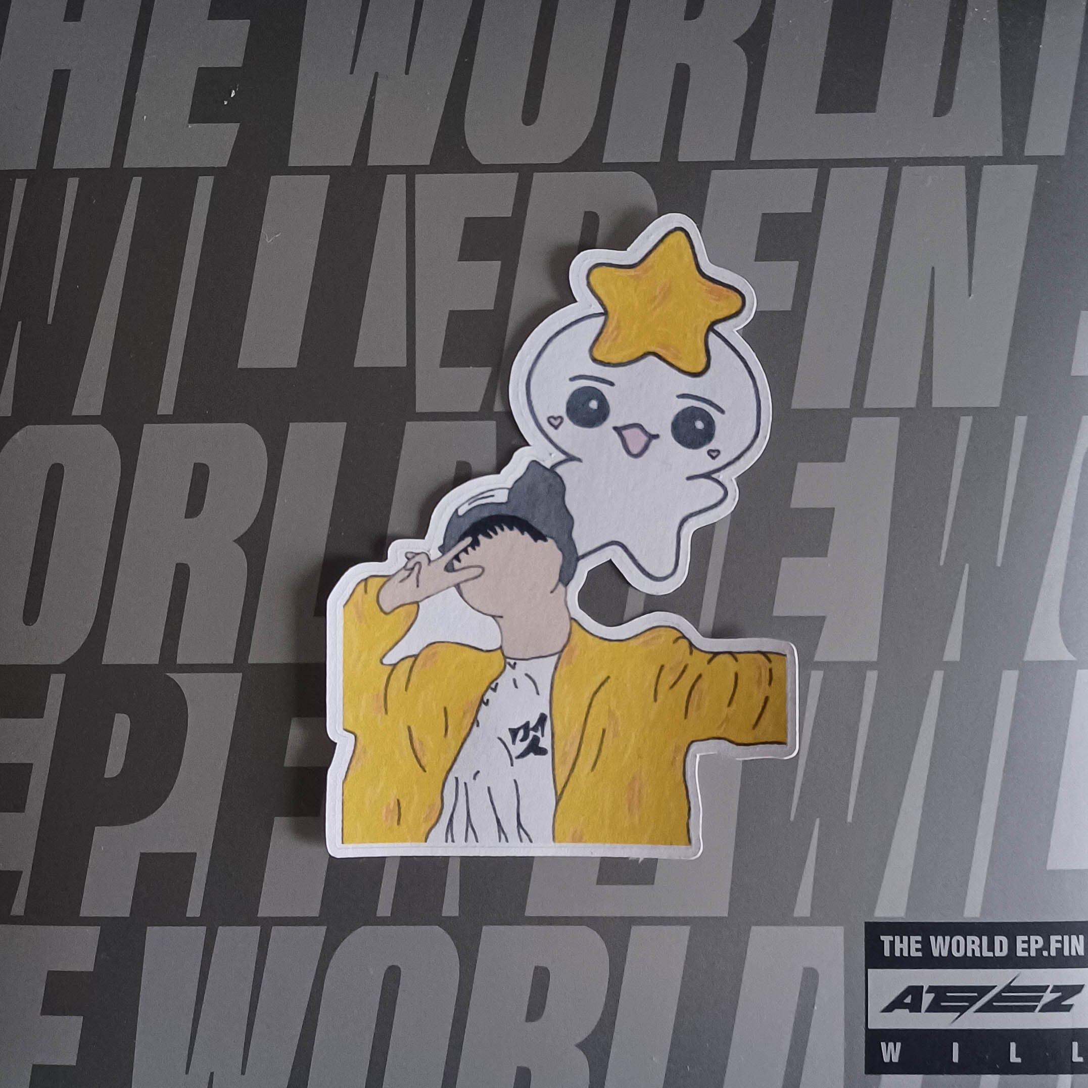 Ateez X Teezmon Collection Sticker Flakes - Etsy