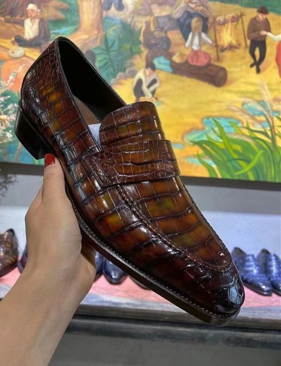 Crocodile Mens Shoes