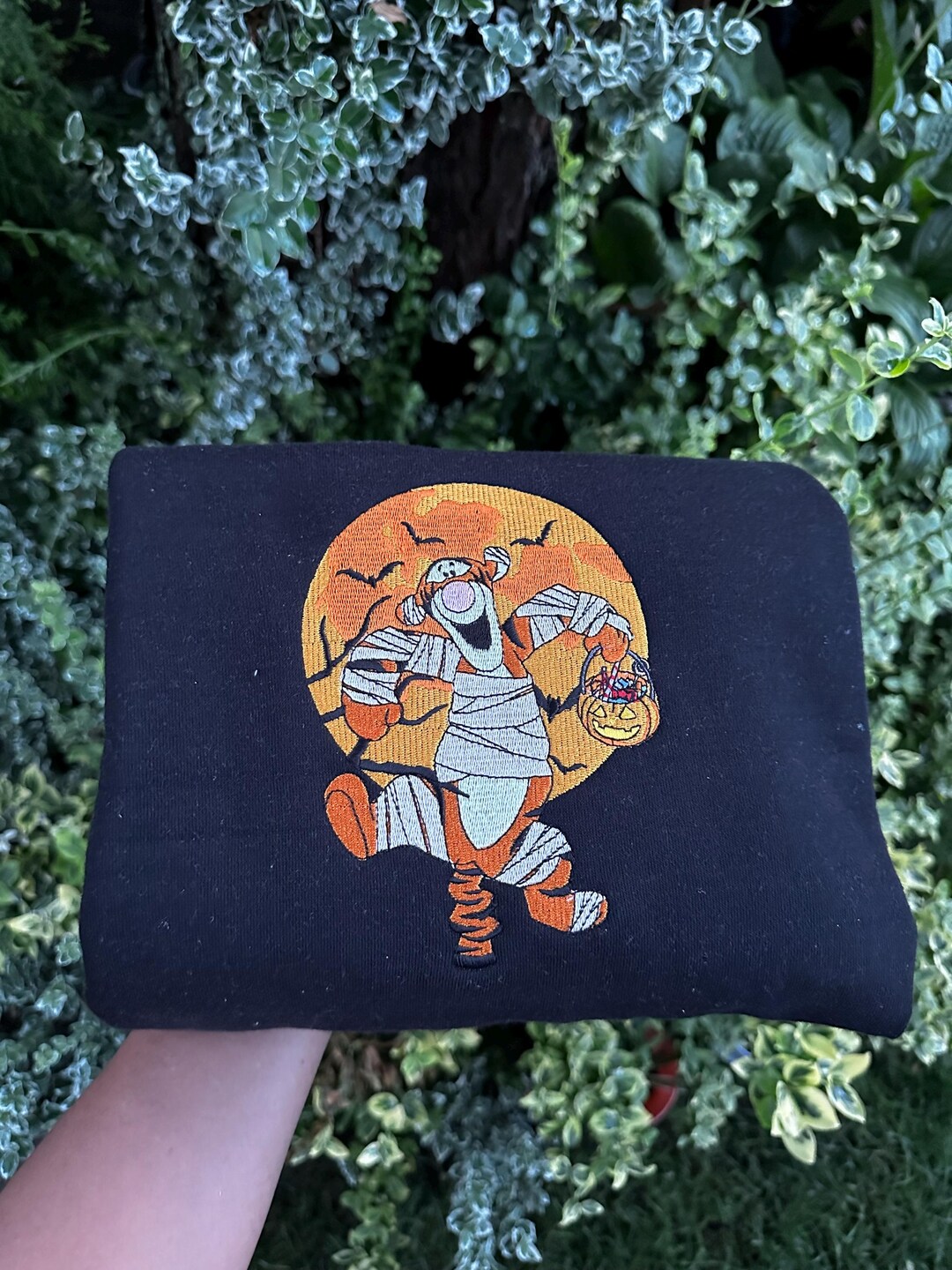 Winnie the Pooh Mummy Tigger Halloween Moon Sweatshirt , Tigger ...