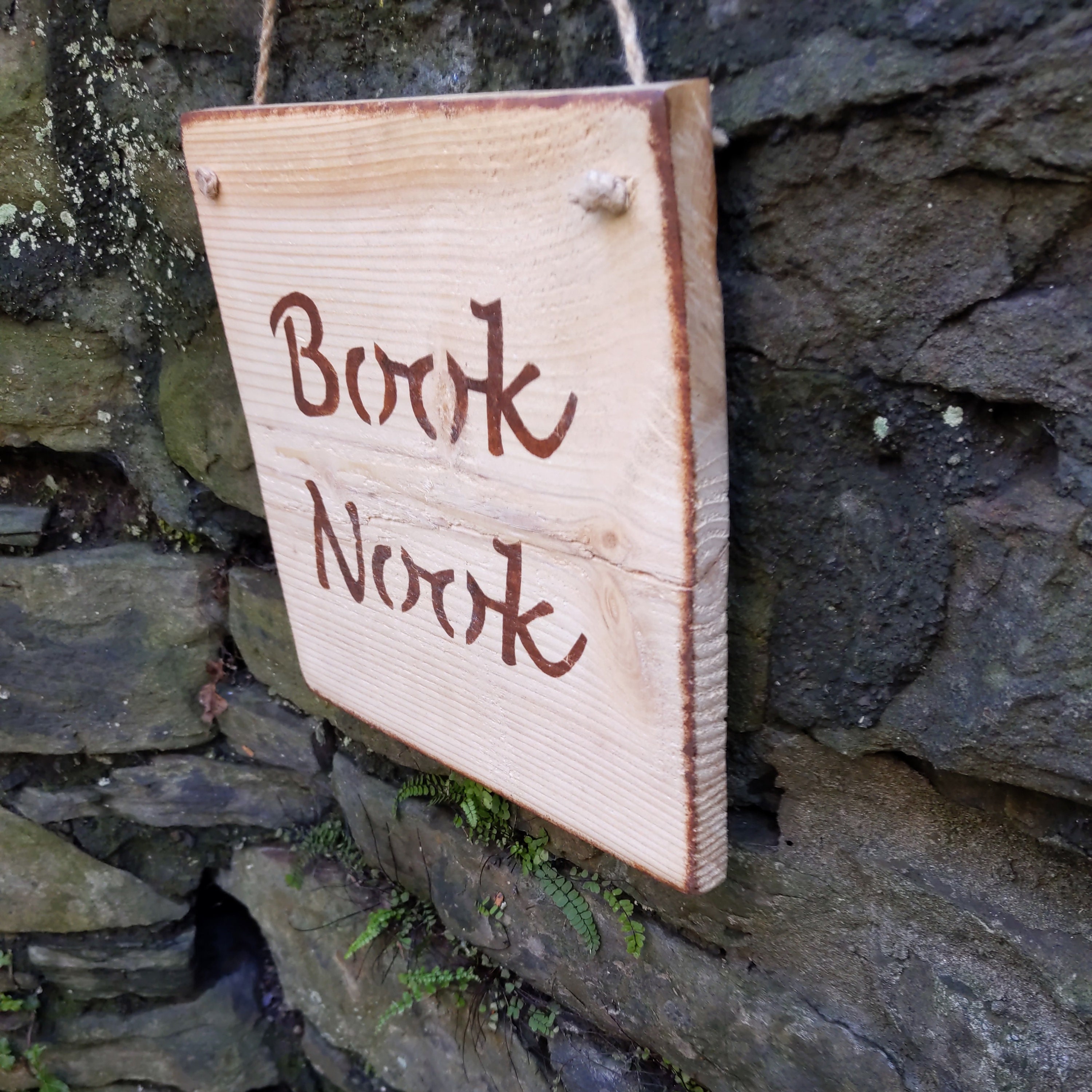 Book Nook Wooden Sign, Book Lovers Sign, Art for Readers, Reclaimed ...