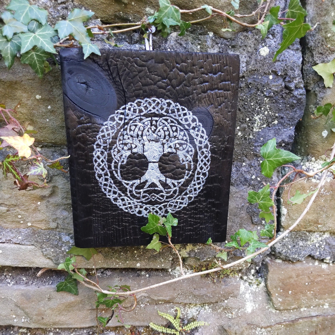 Charred Tree of Life Board - Etsy