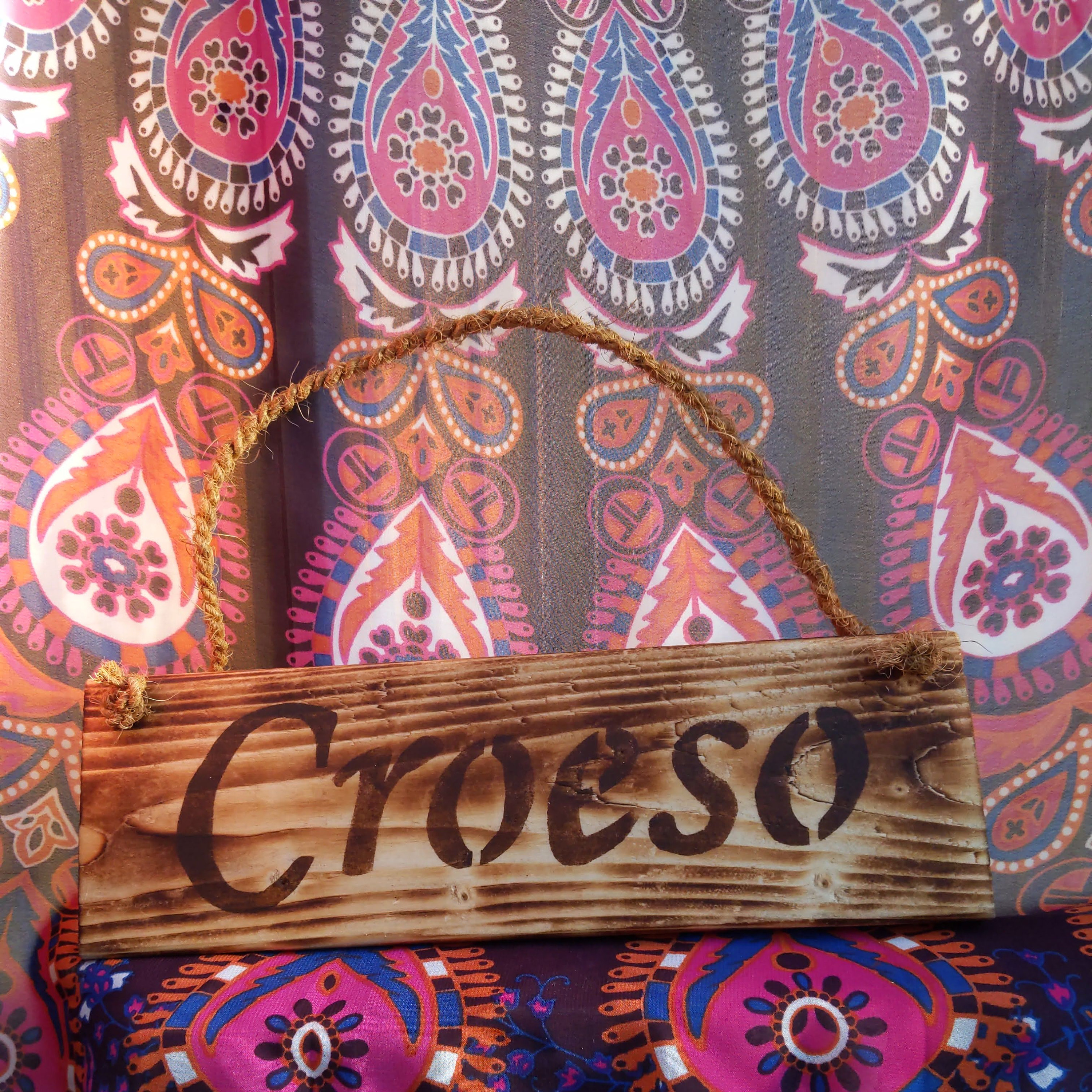 Croeso Sign, Reclaimed Wood Sign, Croeso Sign, Croeso Wall Art, Welsh ...