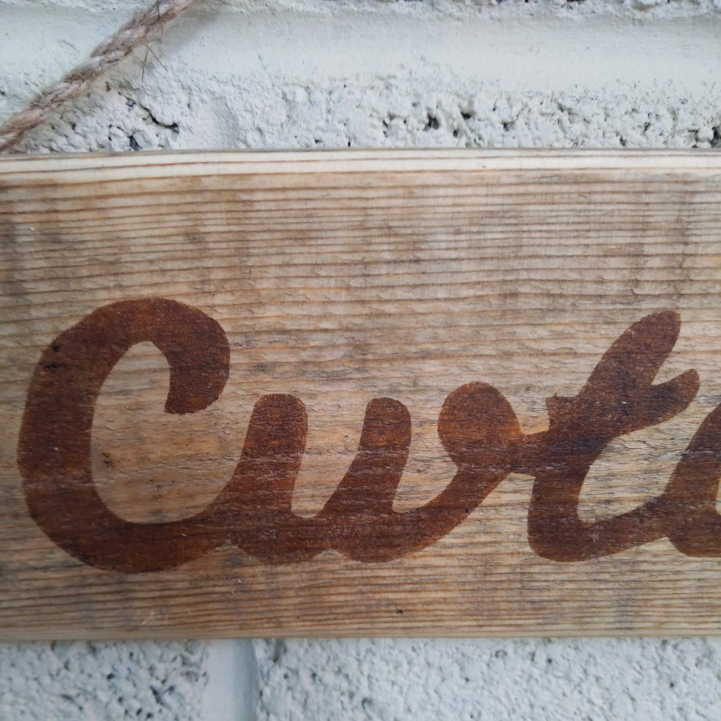 Cwtch, Reclaimed Wood Sign, Cwtch Sign, Cwtch Wall Art, Welsh Home ...