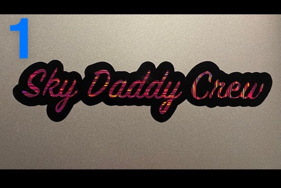 Pilot ATC Female Aviators FAST Sky Daddy Stickers Paper & Party ...