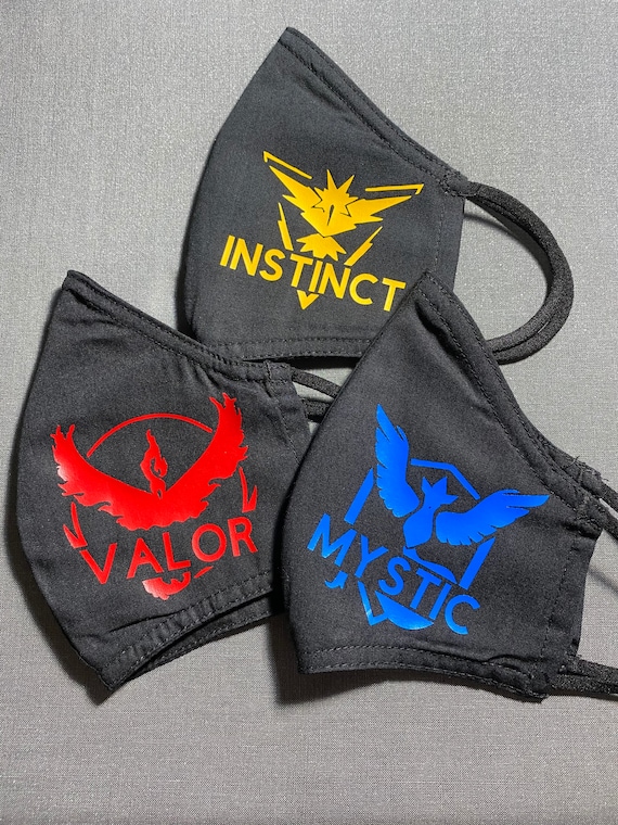 Pokémon Custom Masks Choose Your Team | Etsy