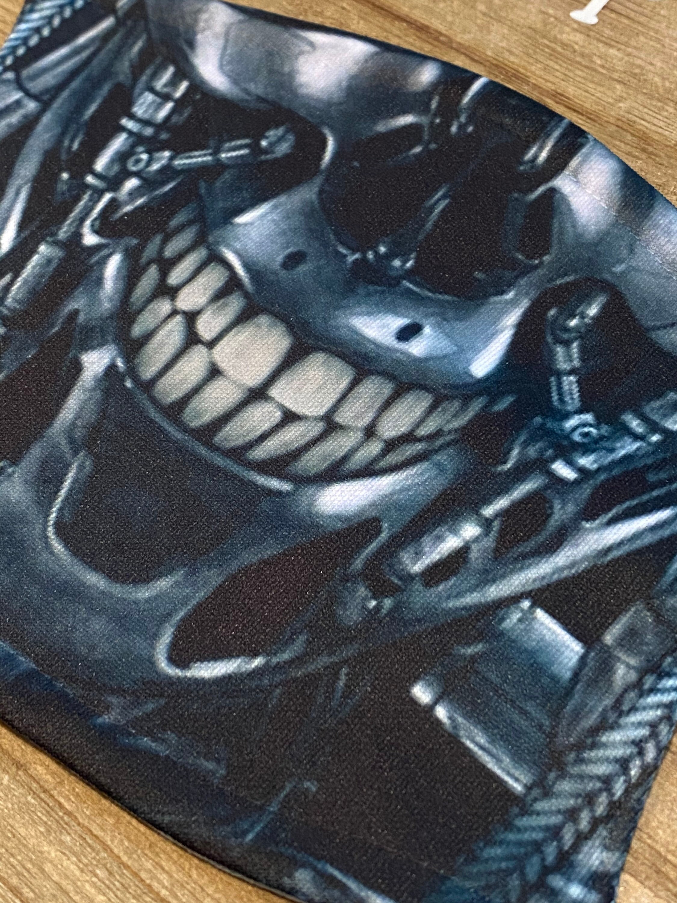 Terminator T800 T101 Custom Face Mask Dark - Etsy
