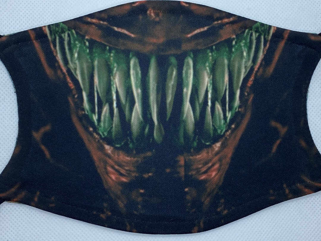 Carnage Mouth Custom Face Mask - Etsy