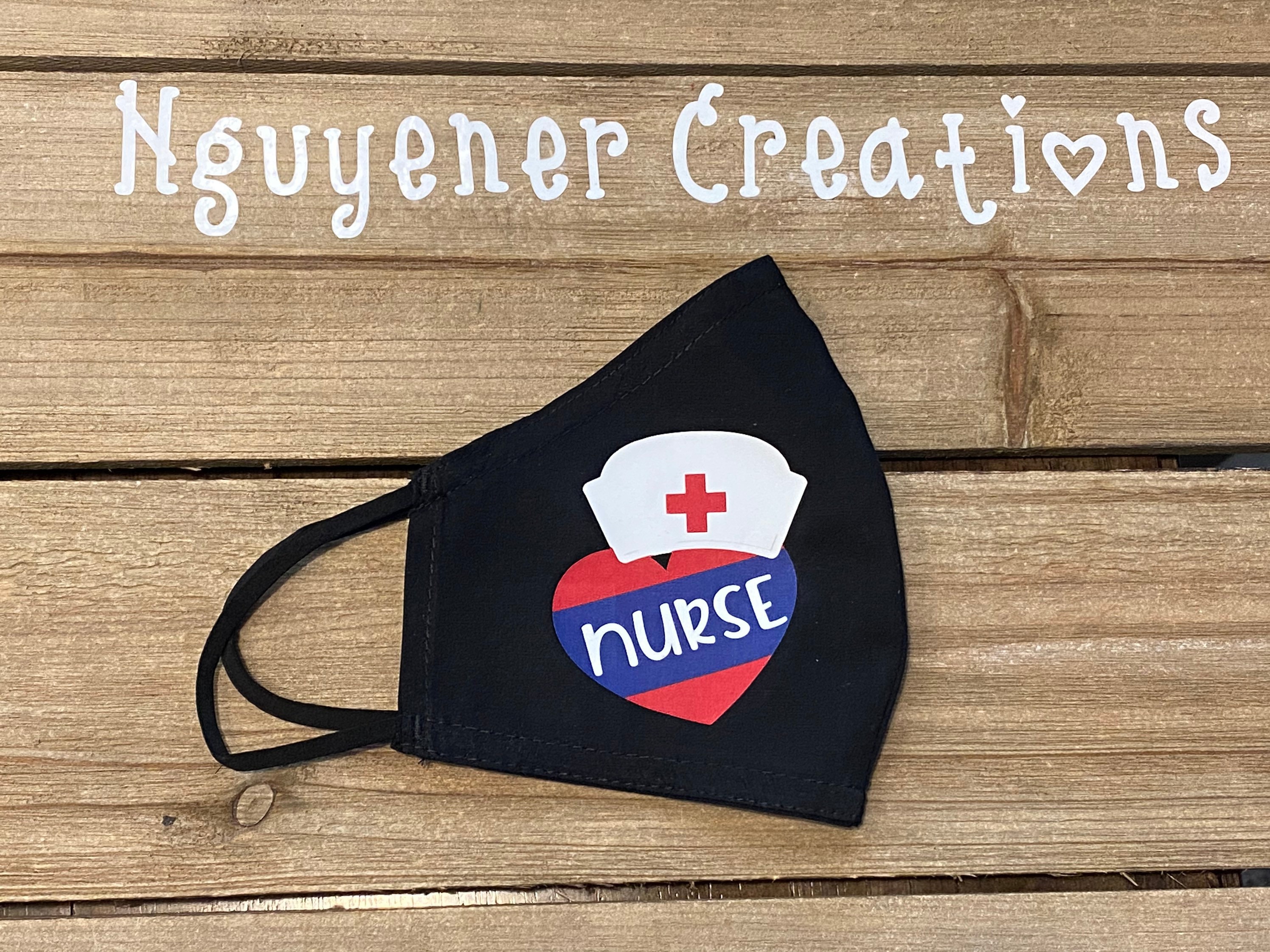 Lao Flag Rn/nurse Custom Face Mask - Etsy Australia