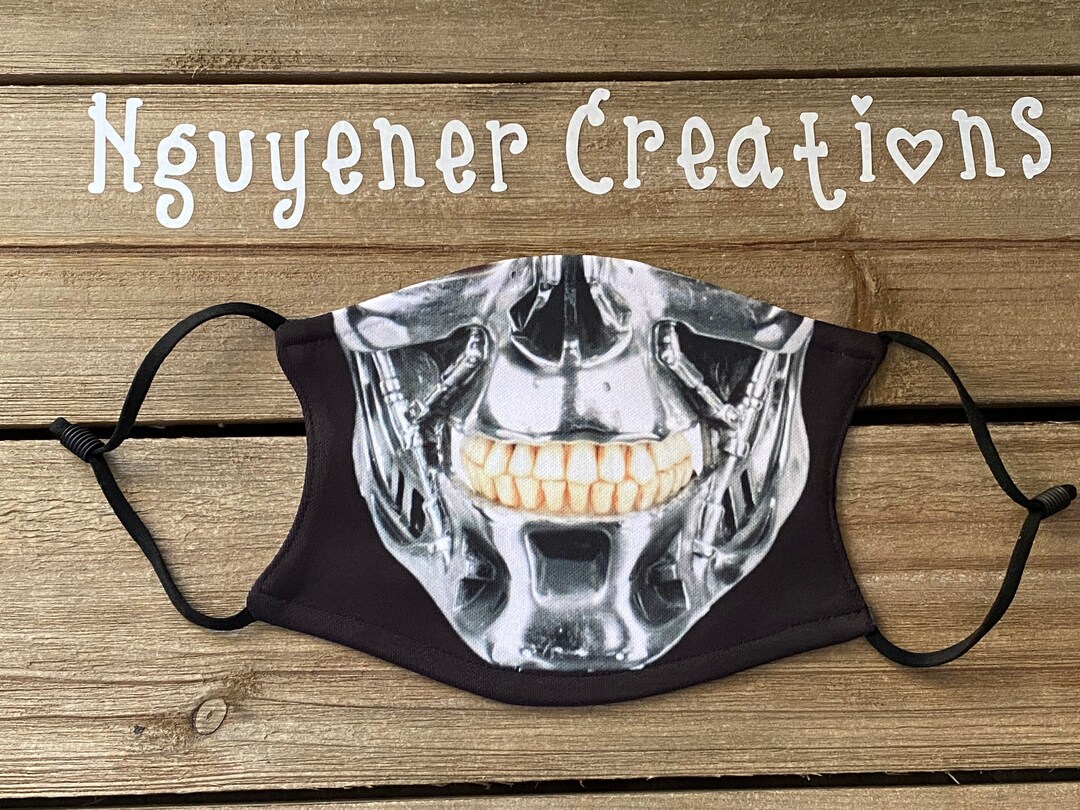 Terminator T800 T101 Exoskeleton Custom Face Mask Light - Etsy