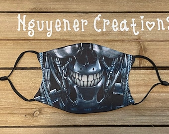 Terminator Mask - Etsy