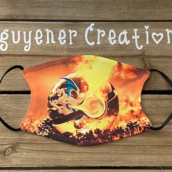 Charizard Mask - Etsy