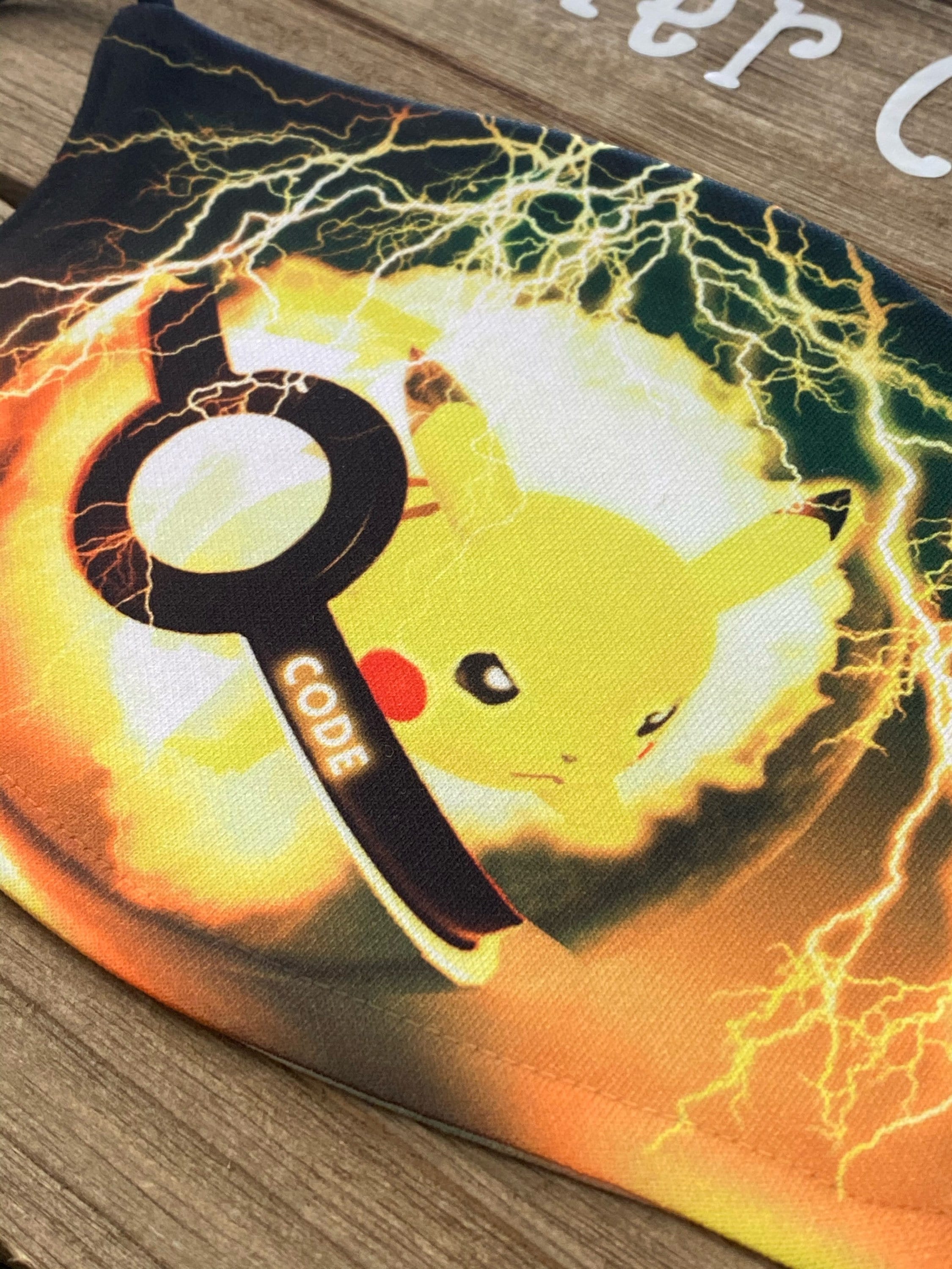 Pikachu Pokeball Pokémon Custom Face Mask - Etsy
