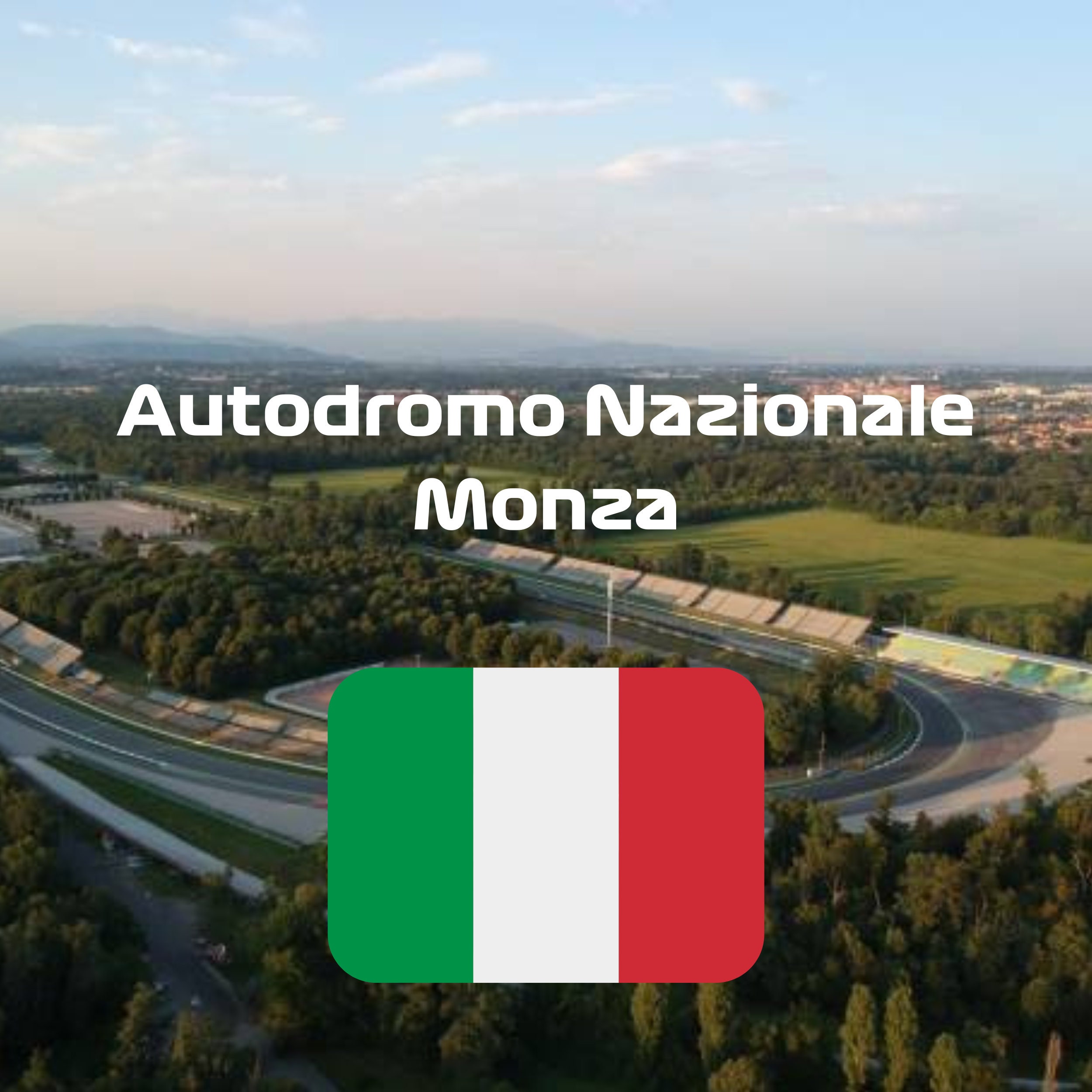F1 2022 Circuit Map Formula One Monza Race Track 3D Laser - Etsy