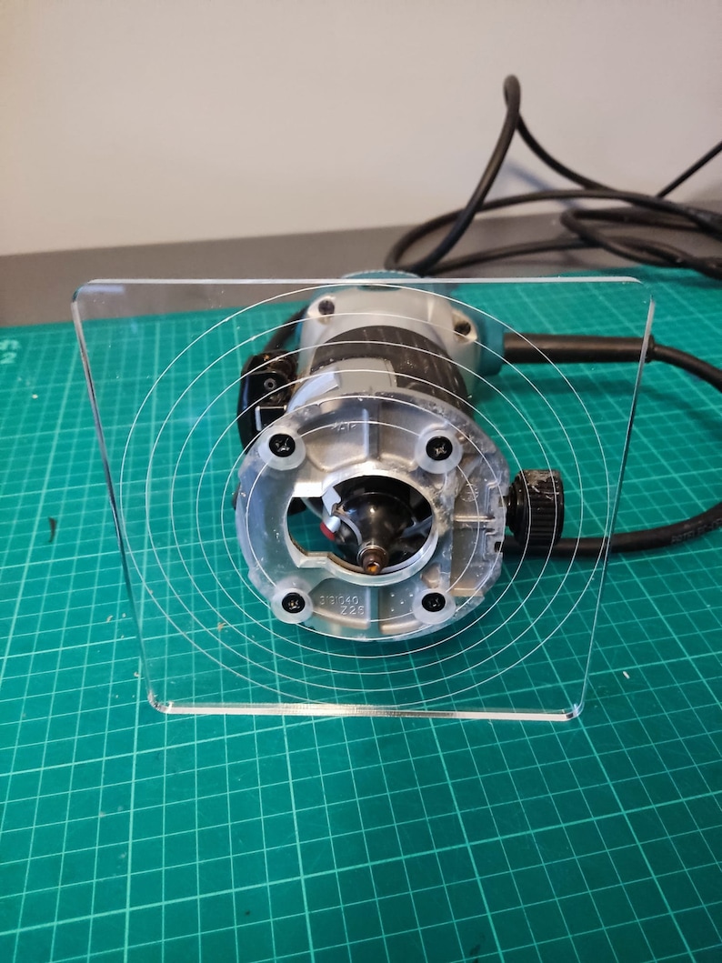 Clear Router Base to Fit Makita / Katsu / Dewalt Trimmers - Etsy