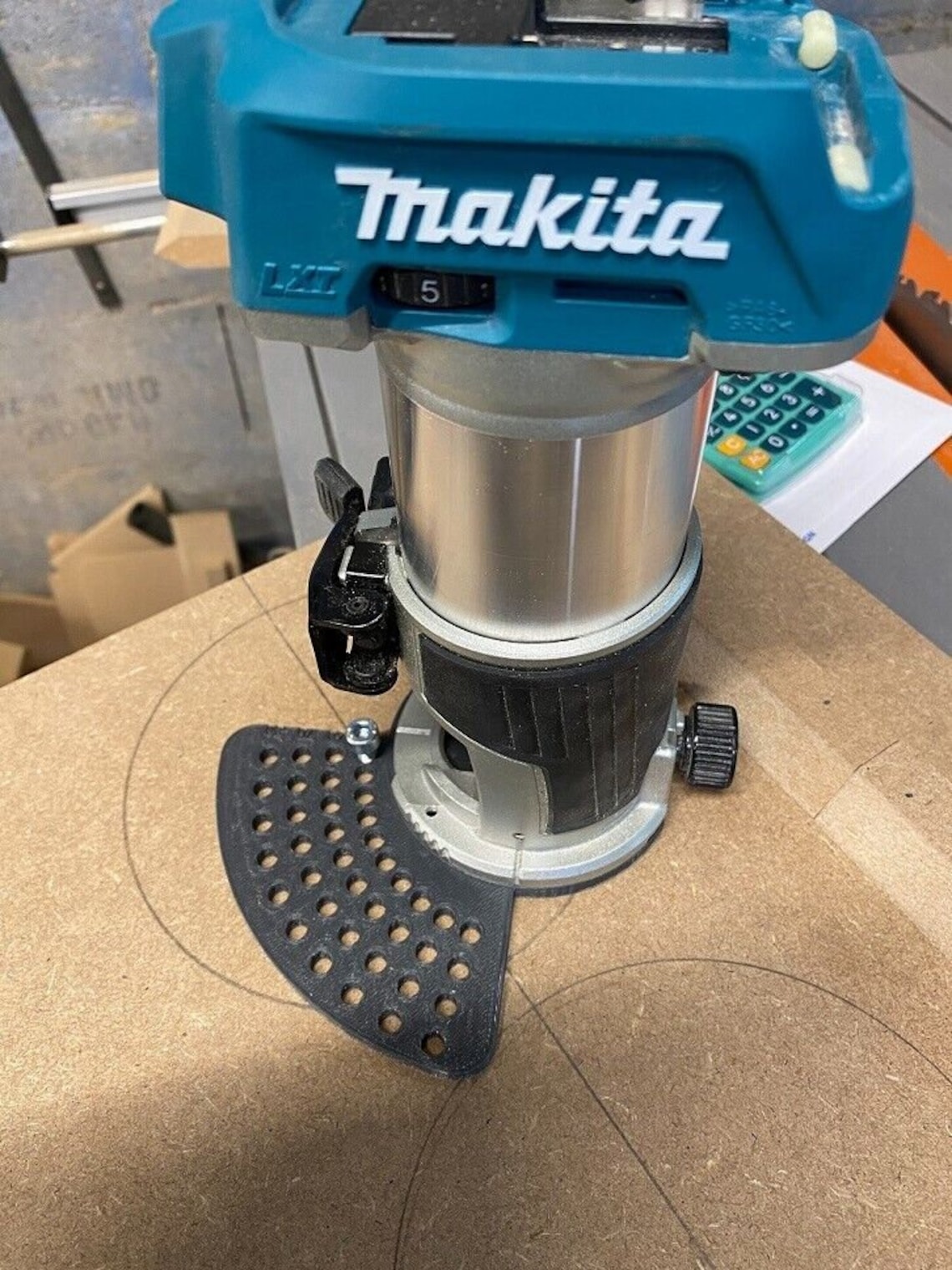 Small Circle Jig for Makita Drt50 Cordless Plunge Router Adjustable - Etsy