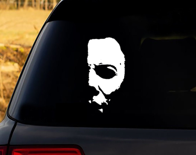 Michael Myers Halloween Pumpkin Knife Vinyl Decal, Michael Meyers ...