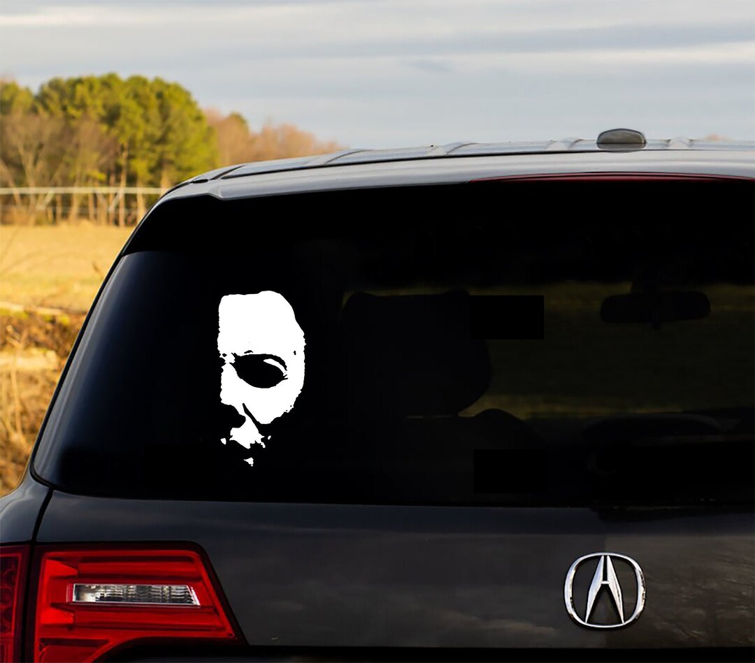 Michael Myers Decal Sticker | Sticker for Car Window | for Tumbler ...