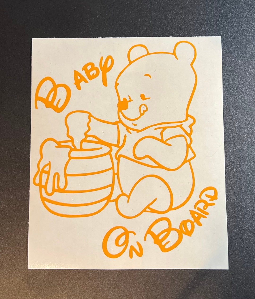 Winnie the Pooh | Winnie the Pooh Decal | Baby Winnie the Pooh on Board ...