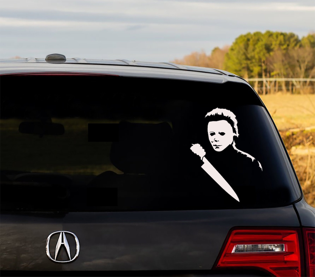 Michael Myers Decal Sticker | Sticker for Car Window | for Tumbler ...