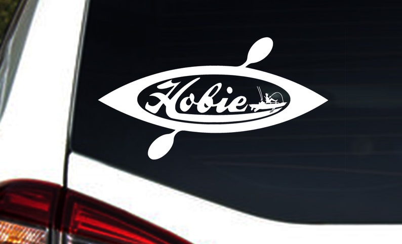 Hobie Fishing Decal | Kayak Decal | Boat Decal | Car Decal | Fishing ...
