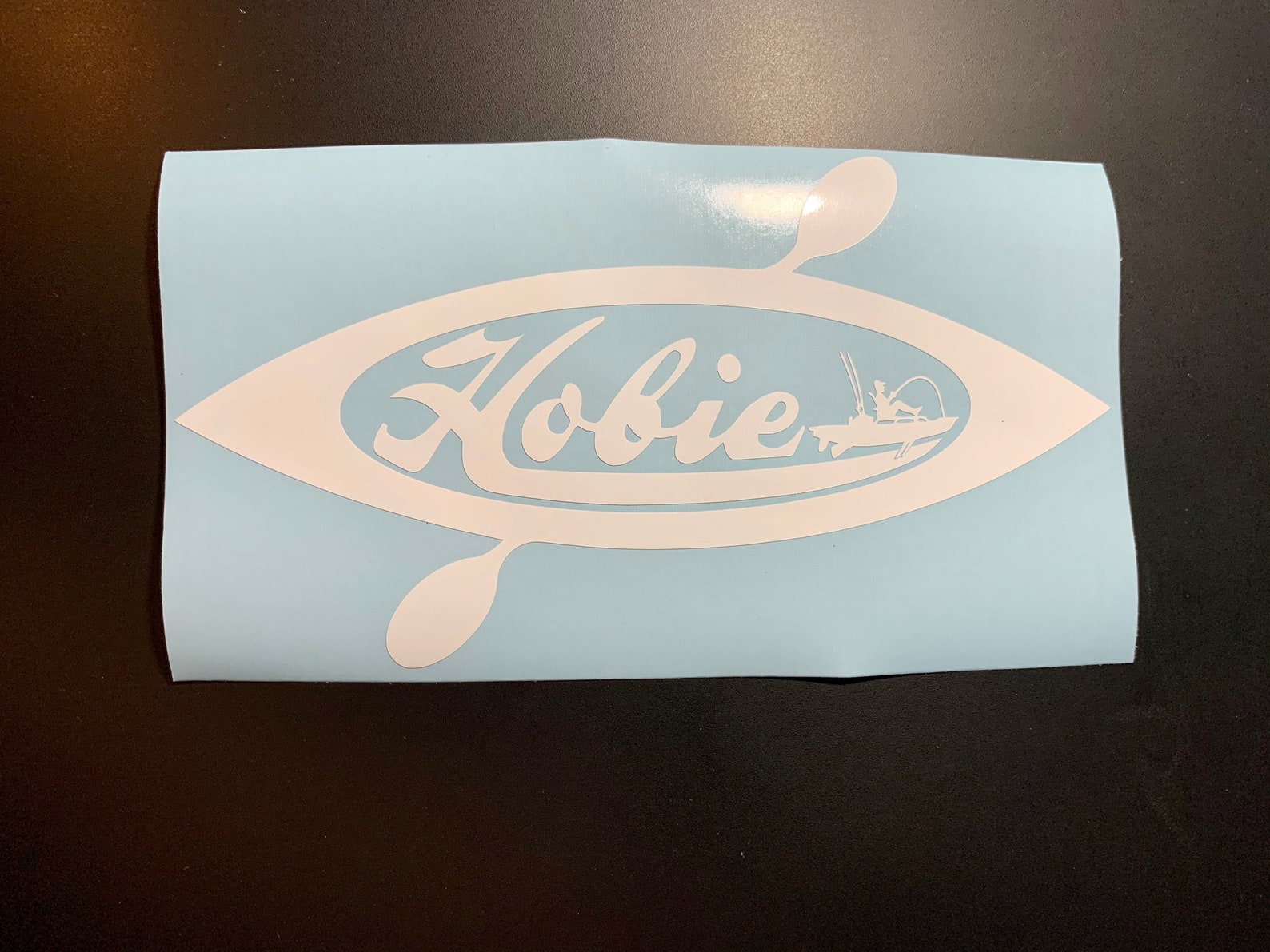Hobie Fishing Decal | Kayak Decal | Boat Decal | Car Decal | Fishing ...